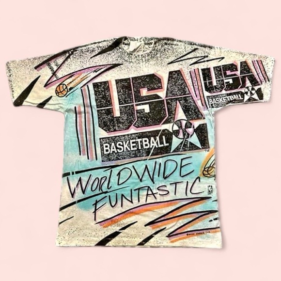 Shirts | Vintage 199s Magic Johnson Team Usa Olympics Tee Xl | Poshmark